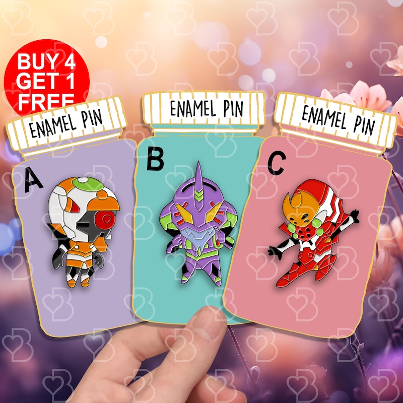 Anime Enamel Pins - Etsy