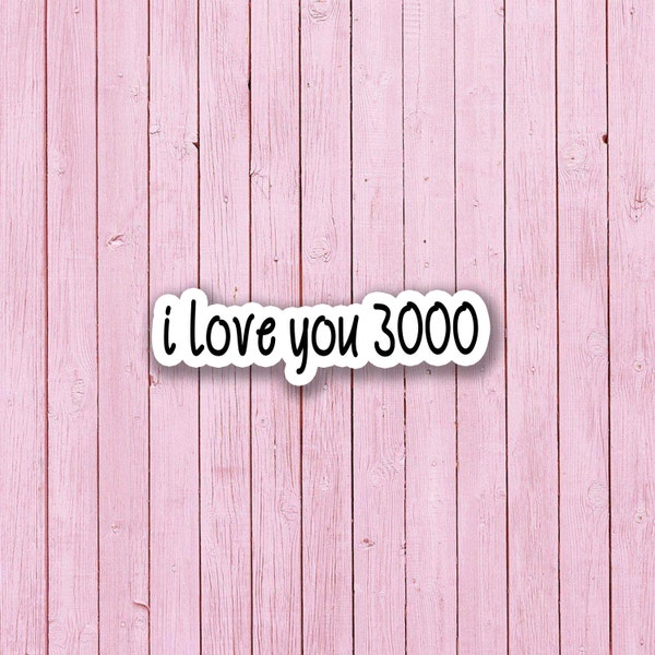 Love You 3000 - Etsy
