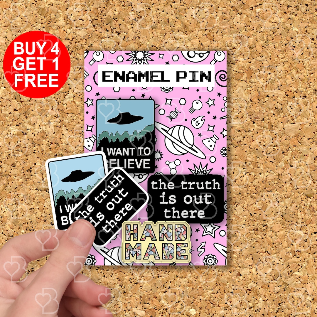 X-files Space Enamel Pin Alien Space Gift Cute Funny Animal Pins Bag ...