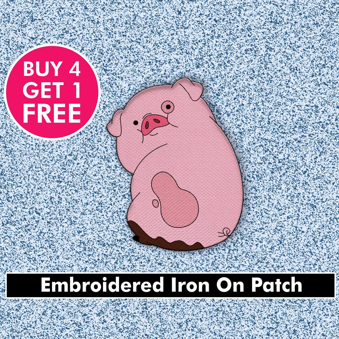 Gravity Falls Waddles Patch Cartoon Pig Patches Iron on Patch - Etsy