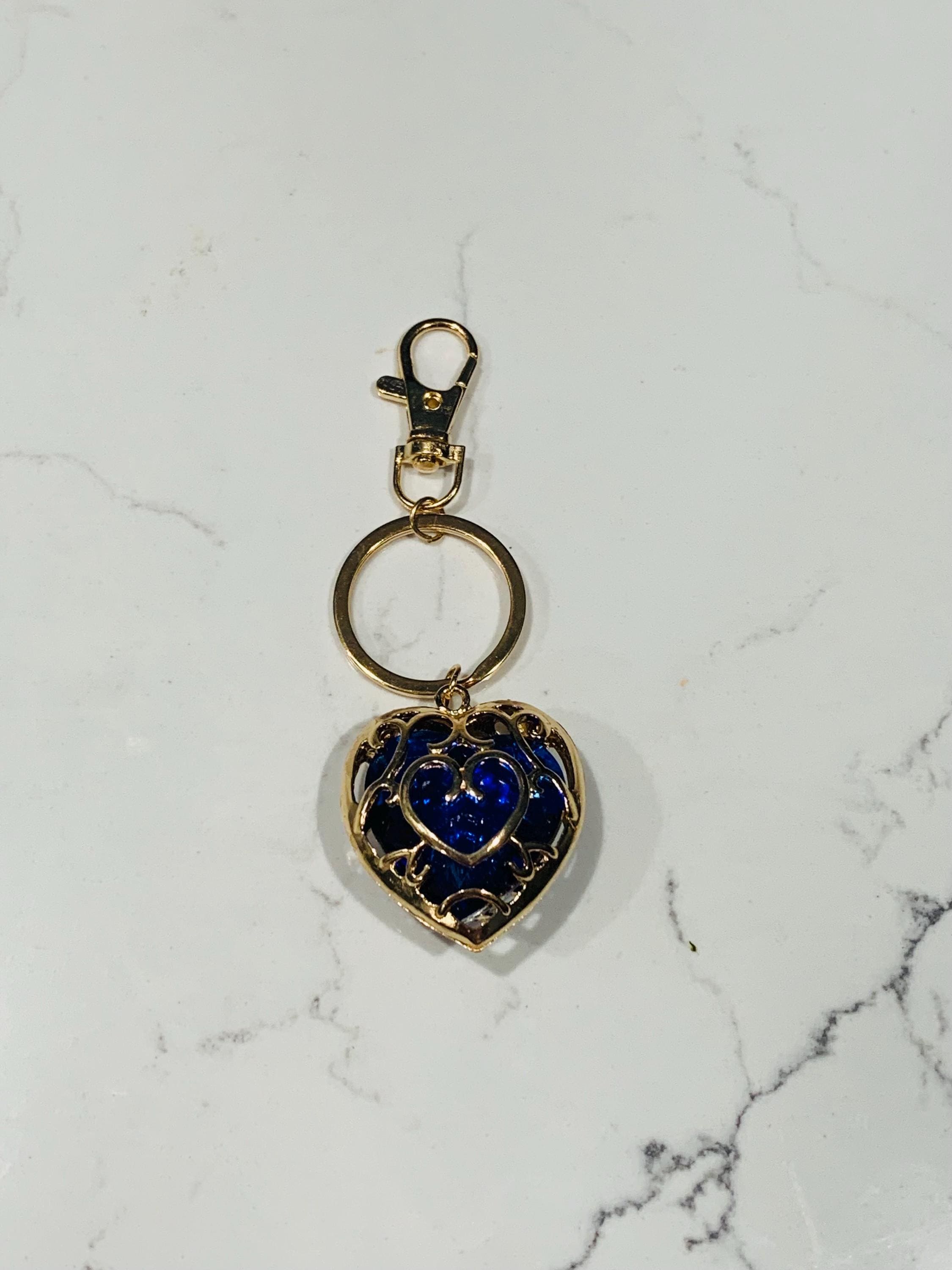 Legend of Zelda Inspired Heart Container Necklace and Keychain | Red ...