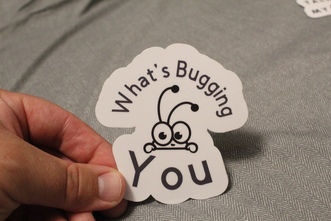 What is Bugging You? Sticker | Funny Sticker | Bug Stickers| - Etsy