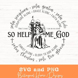 Five Solas SVG PNG, Reformed Theology, Sola Scriptura, Sola Fide, Sola ...