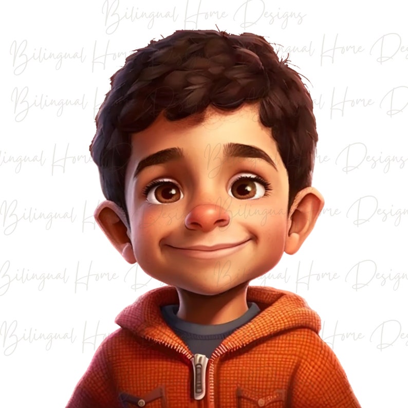 HISPANIC BOYS PNG Clipart Brown Boy Transparent Background - Etsy