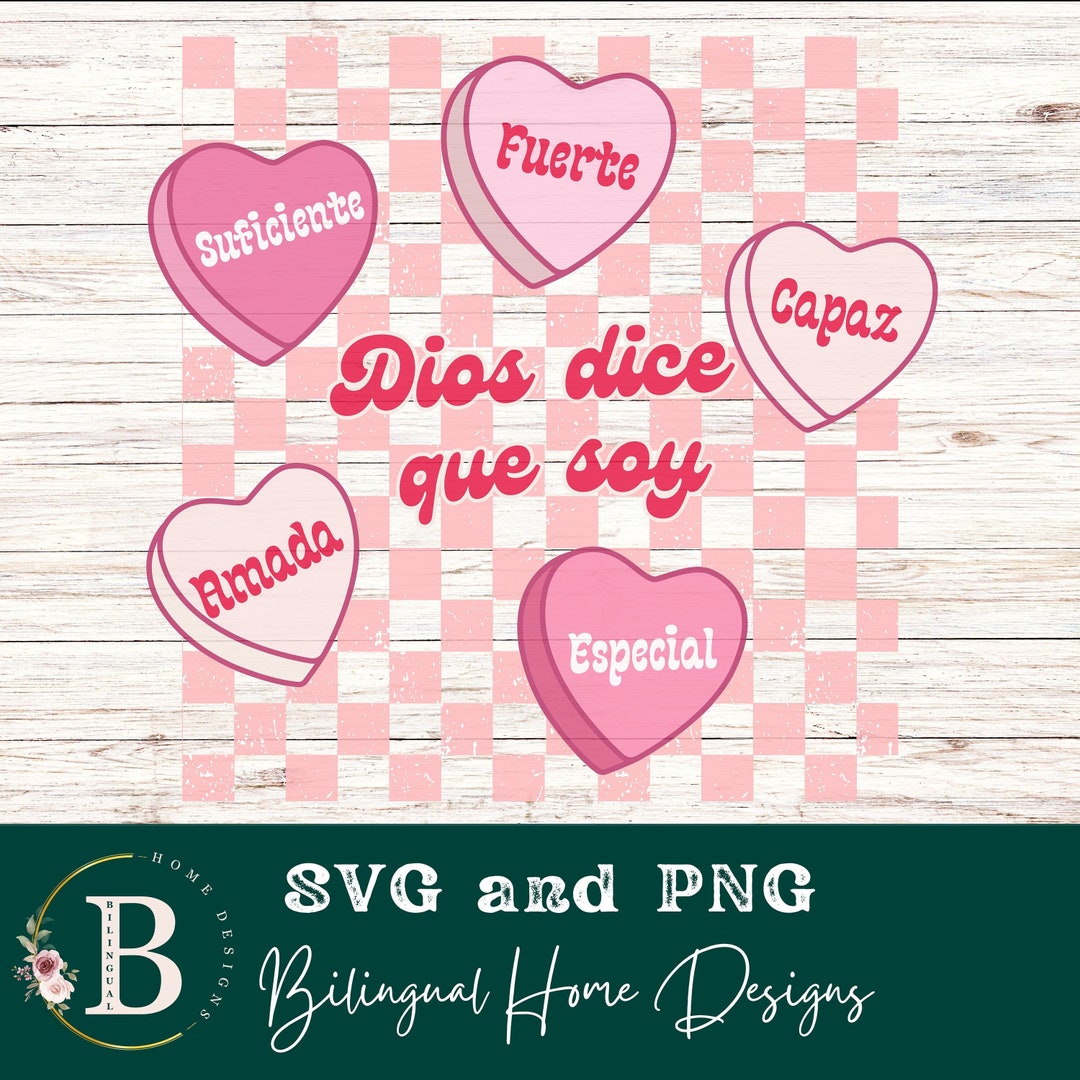 Spanish God Says I Am SVG Christian Affirmation PNG Bible Affirmation ...