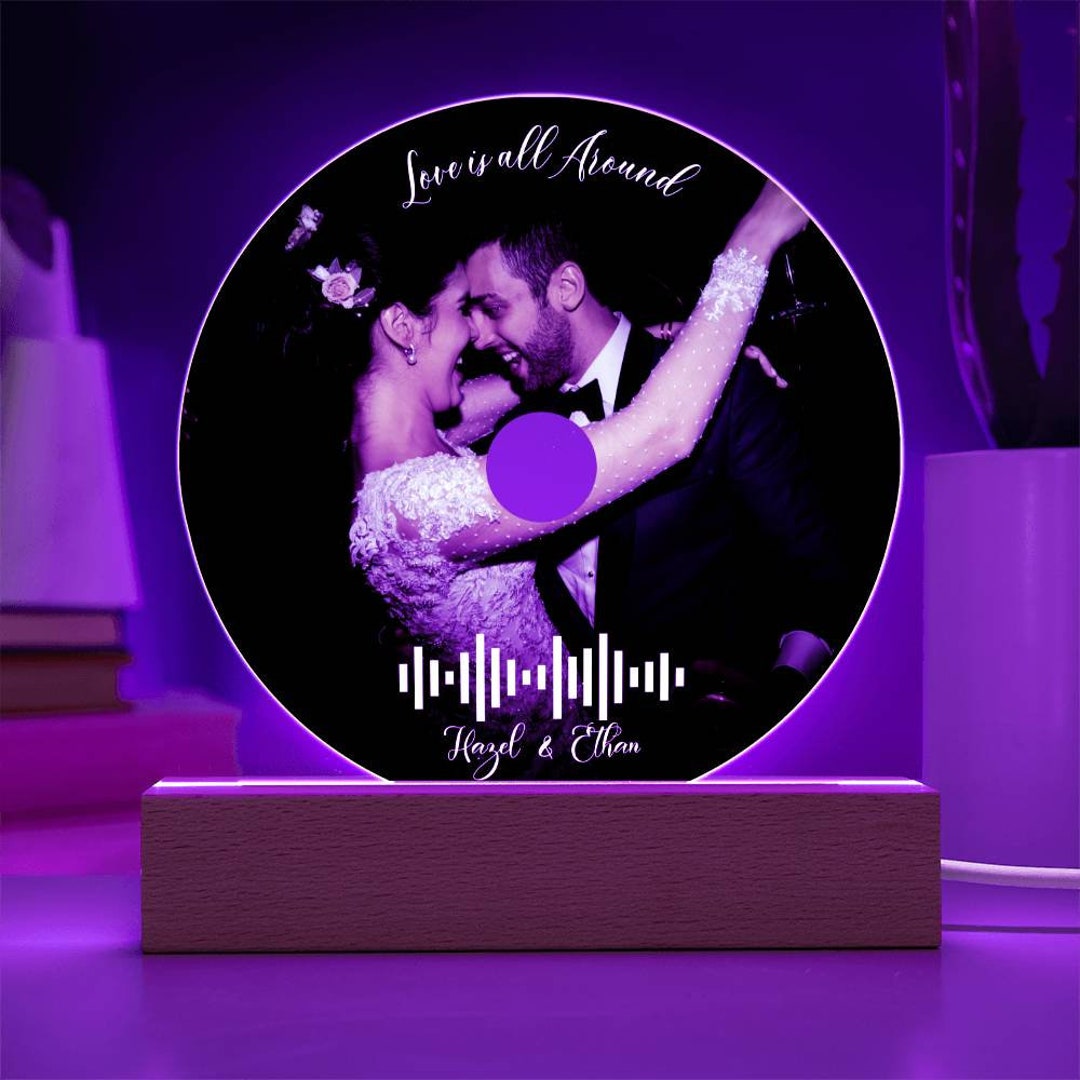 Custom Acrylic Photo Album Cover Record Gift Customized Song Gift for ...