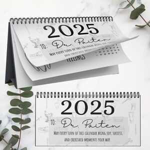 Personalized Funny Dental Office Wall Calendar 2025 Dentist Graduation ...