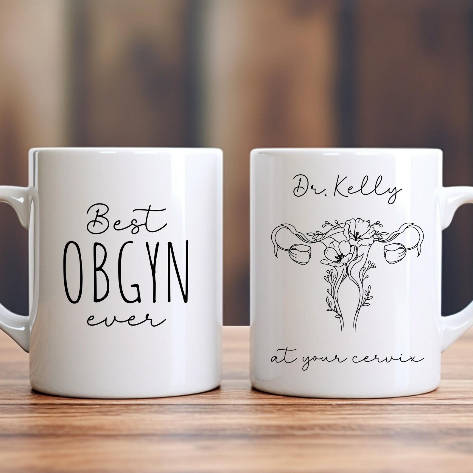 Obgyn Mug Thank You Gift Custom Doctor Mug Gynecologist Gift Obgyn ...