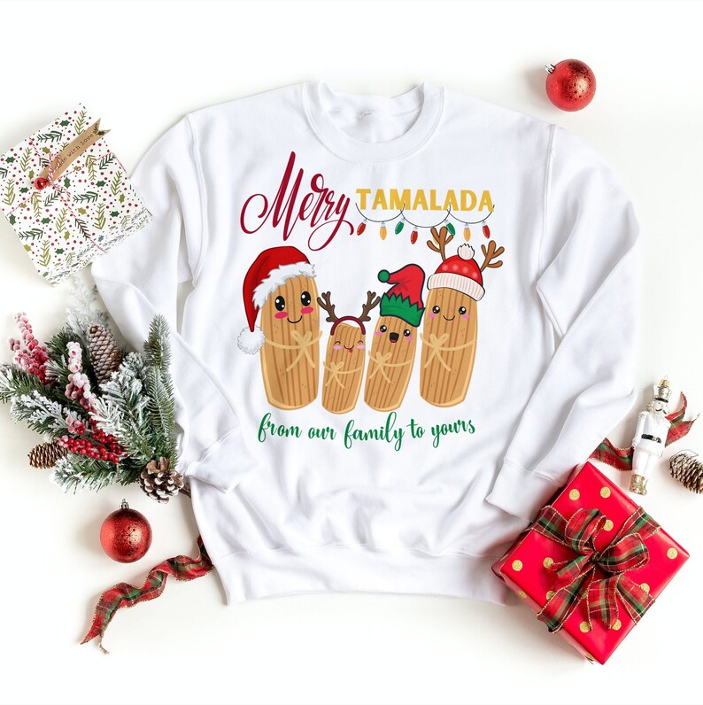 Feliz Navidad Tamale Latino Spanish Christmas Tis the Season - Etsy