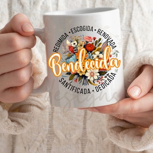 Bendecida Agradecida, Spanish Sublimation Design, Fall Faith Png ...
