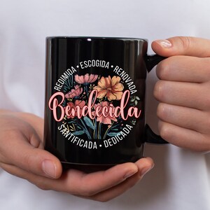 Bendecida Agradecida SVG PNG Spanish Sublimation Design Spring Faith ...