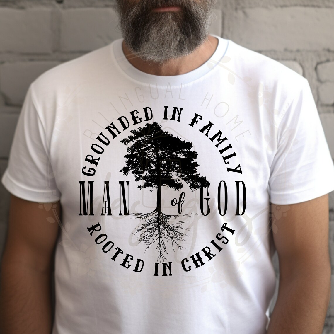 Man of God SVG PNG, Rooted in Christ Man of Faith Christian Gift for ...