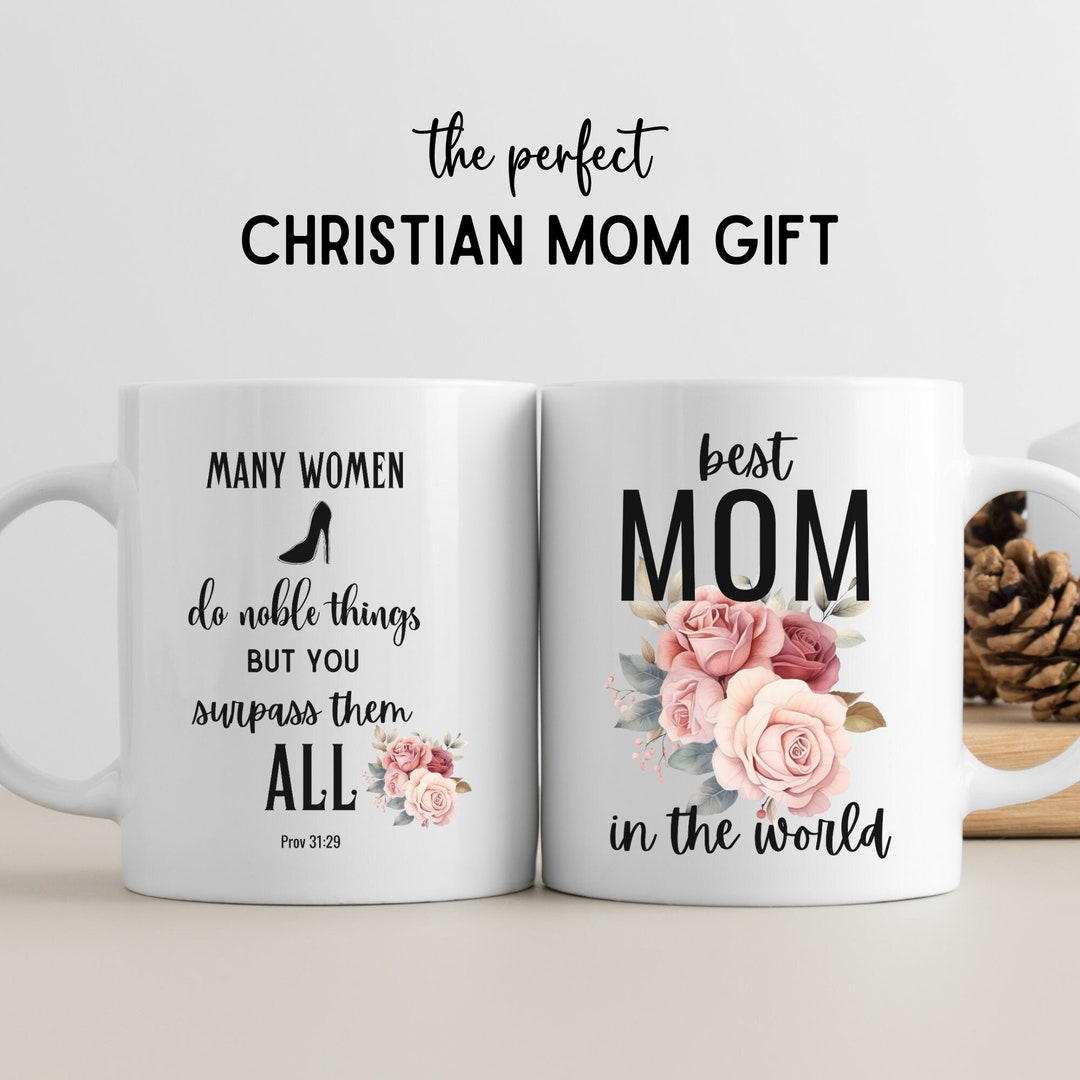 Christian Mom Gift Best Mom in the World Godly Woman Woman - Etsy