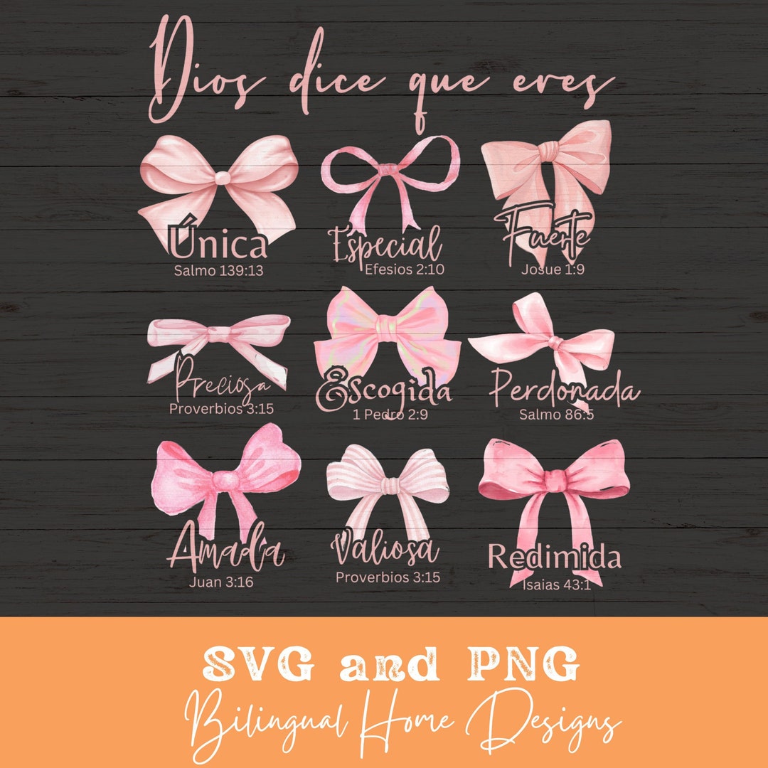 Dios Dice Que Eres SVG PNG Spanish God Says You Are Faith Png Bible ...