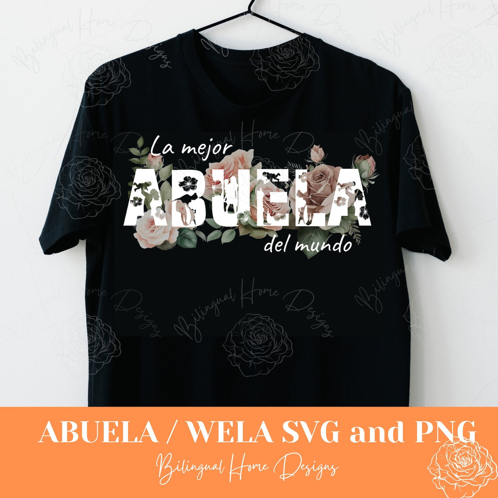 La Mejor Abuela/wela Del Mundo SVG & PNG, Abuela Shirt, Dia De La Madre ...