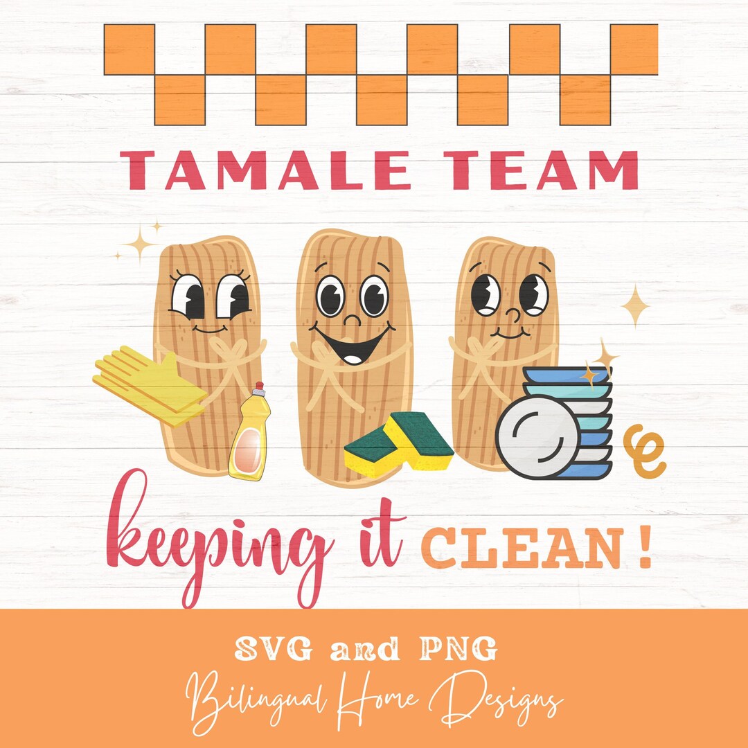 Tamale Squad Cleaning Crew PNG SVG, Tamale Crew PNG for Apron Tshirt ...