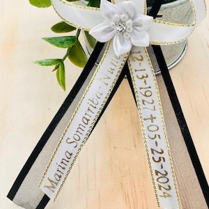 100pcs-50-24pcs Personalized Ribbons/celebration of Life Funeral Favors ...