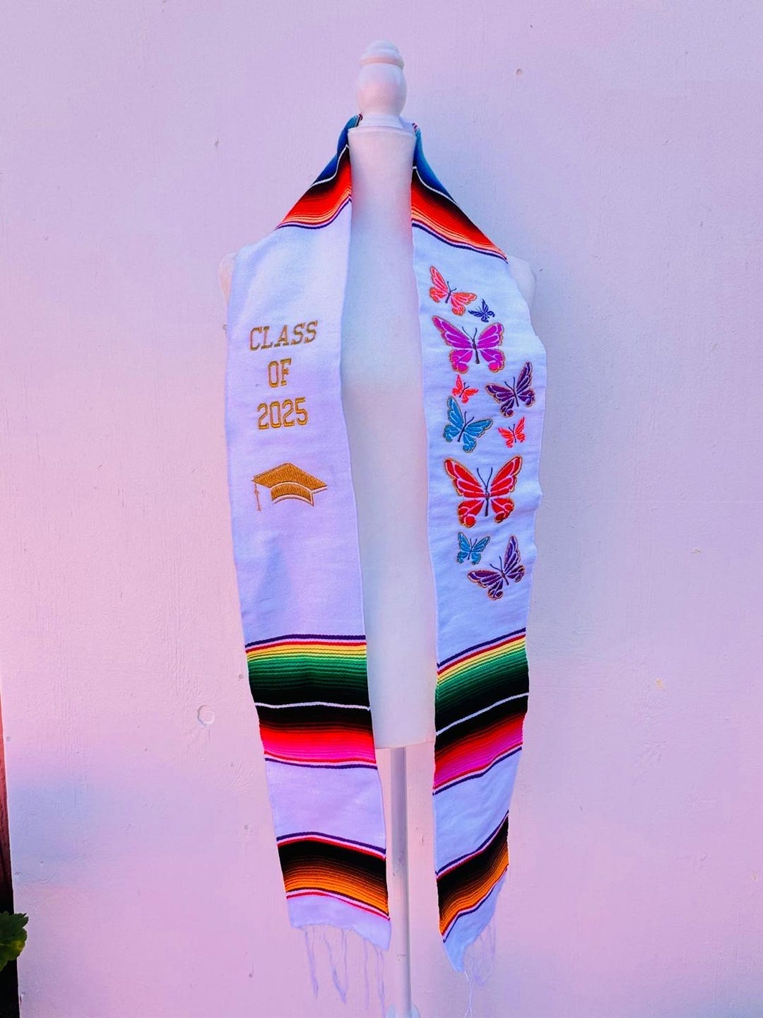 2025 Graduation Stoles/ Class of 2025 Stole/ Batteries Stoles ...