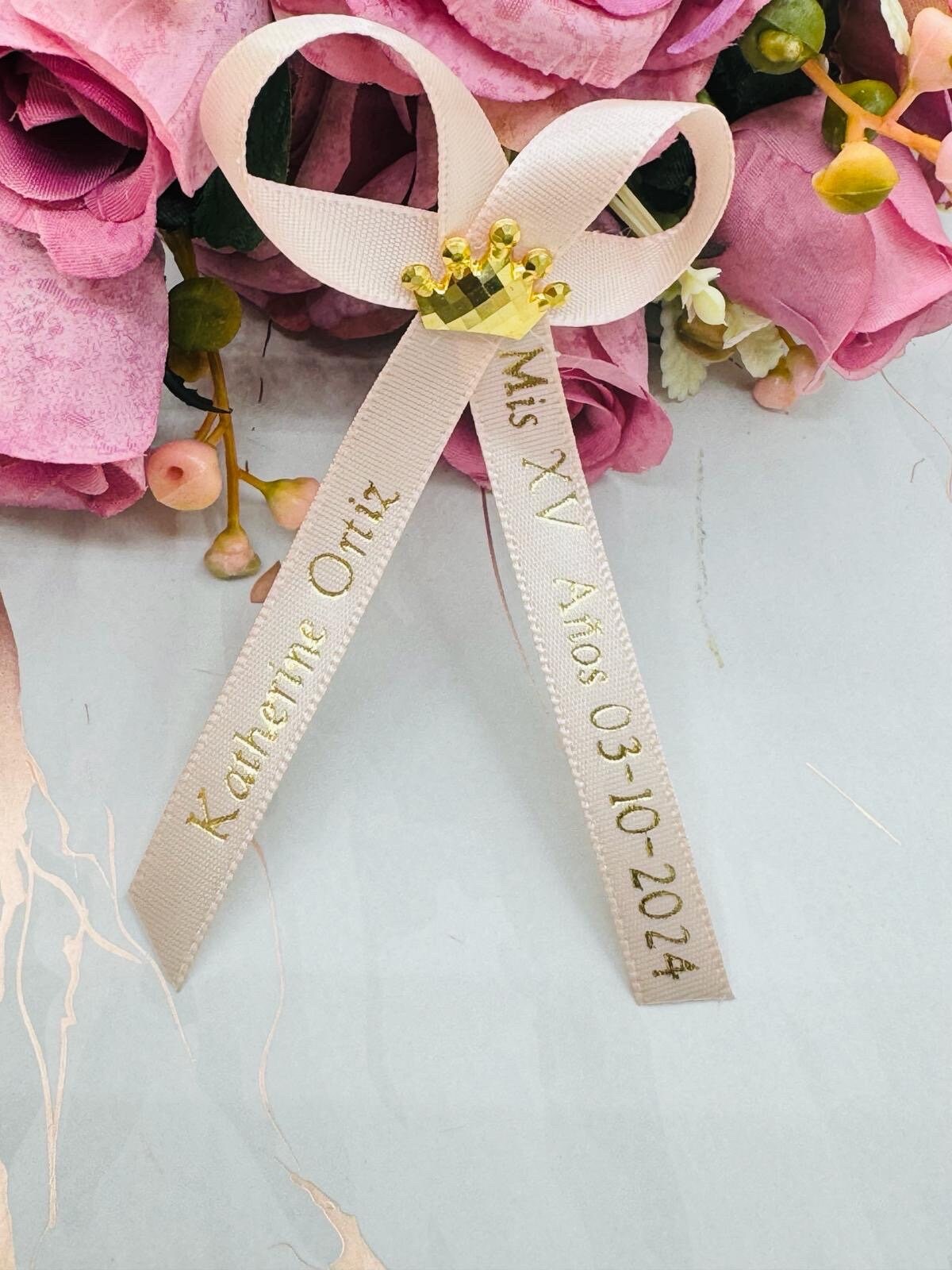 100-50-24-12pcs Personalized Ribbons Bows /baptism Favors Recuerdos ...