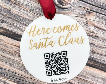 Tracking Santa Qr Code - Etsy