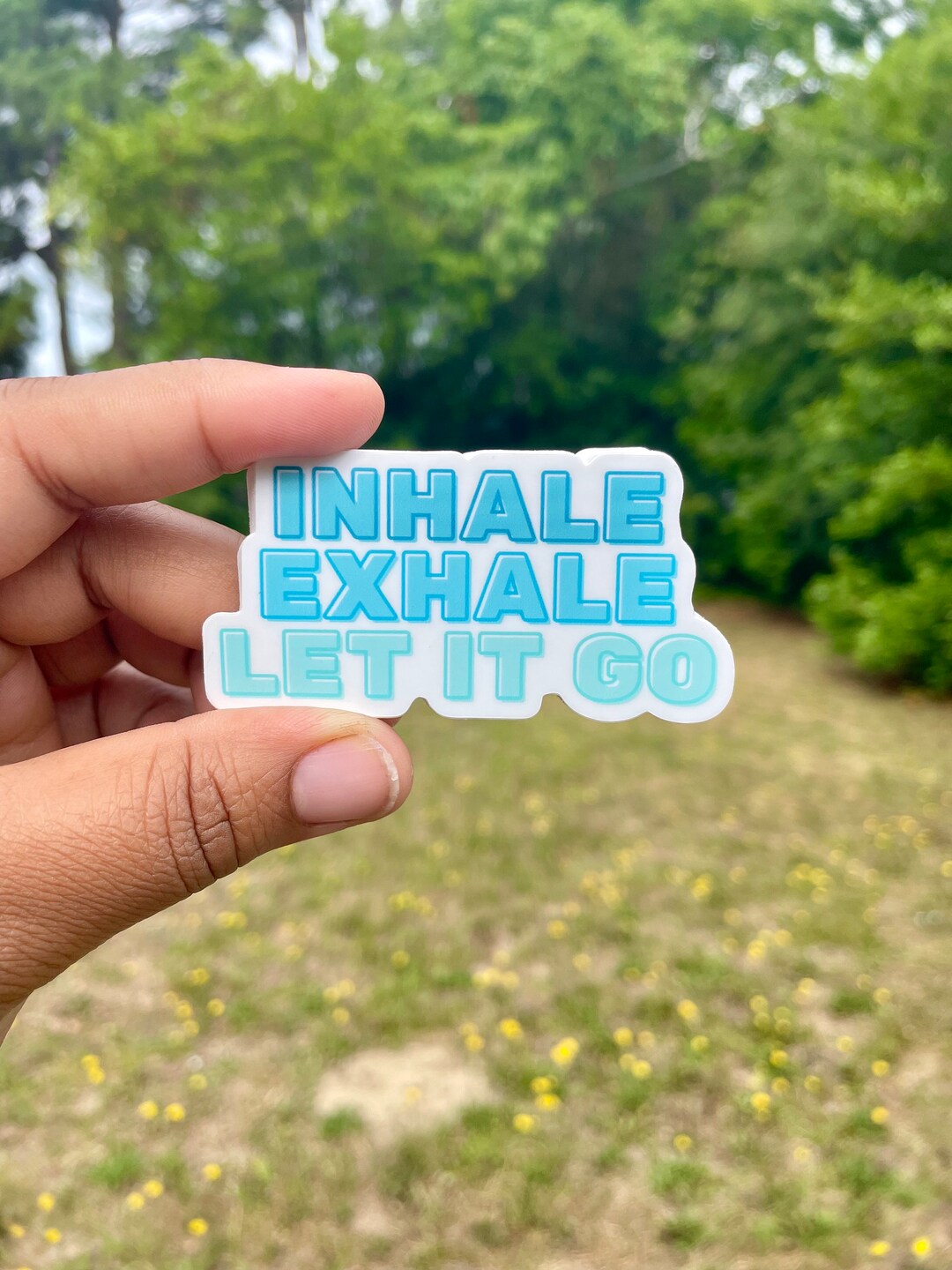 Let It Go Sticker - Etsy