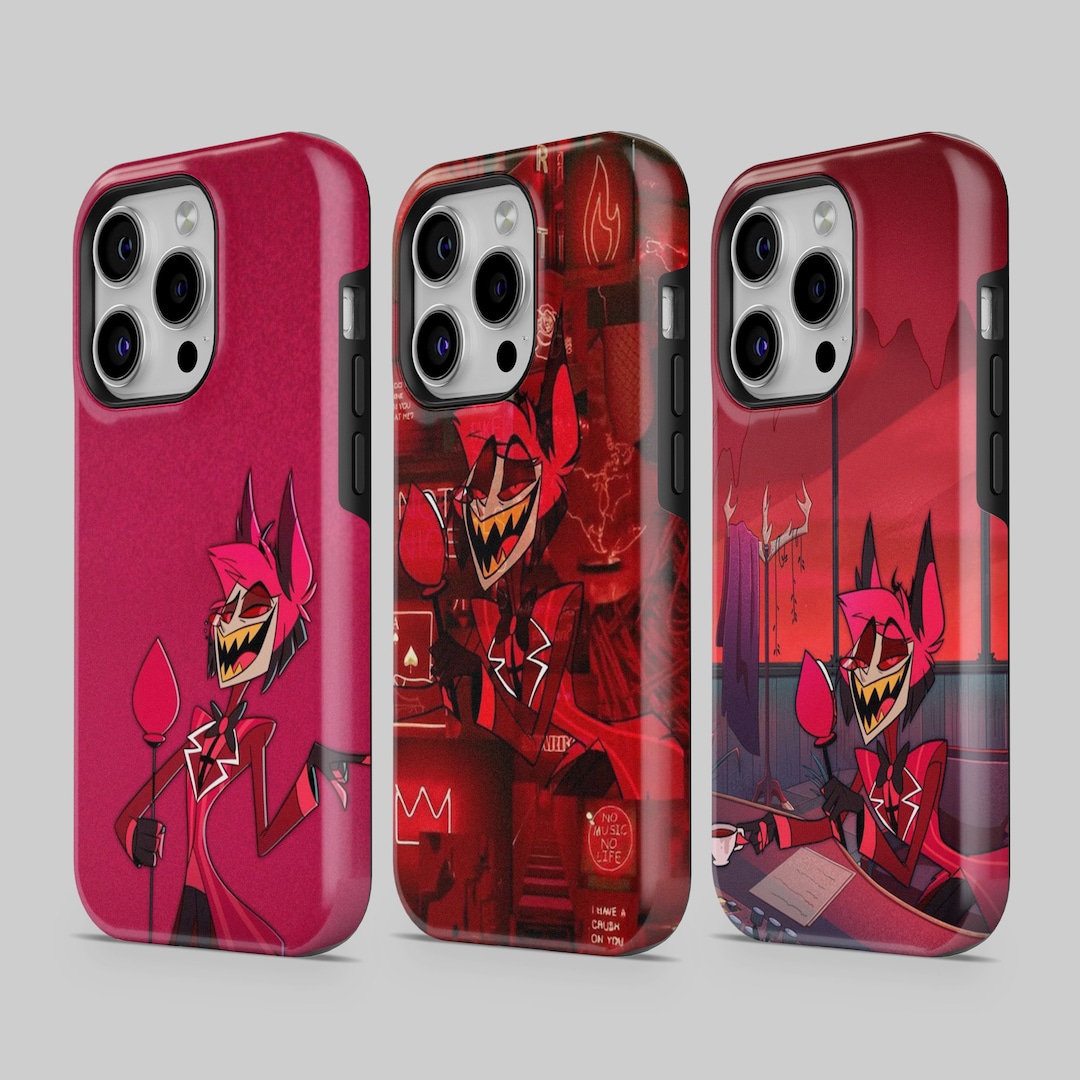 Radio Demon Phone Case Alastor Red TOUGH Cover Fit for Phone 15 Pro Max ...