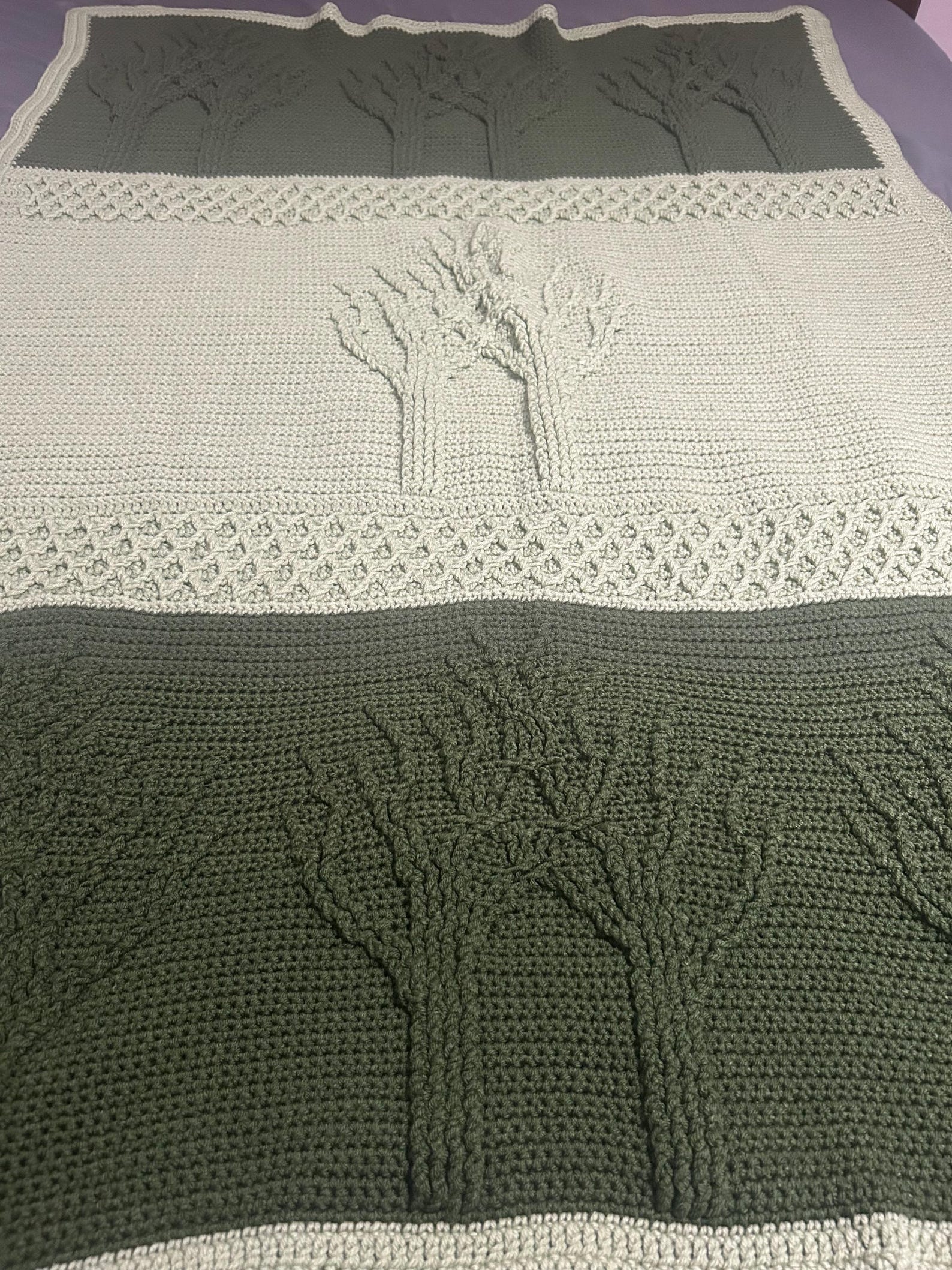 Tree of Life Crochet Blanket - Etsy