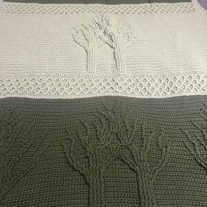 Tree of Life Crochet Blanket - Etsy