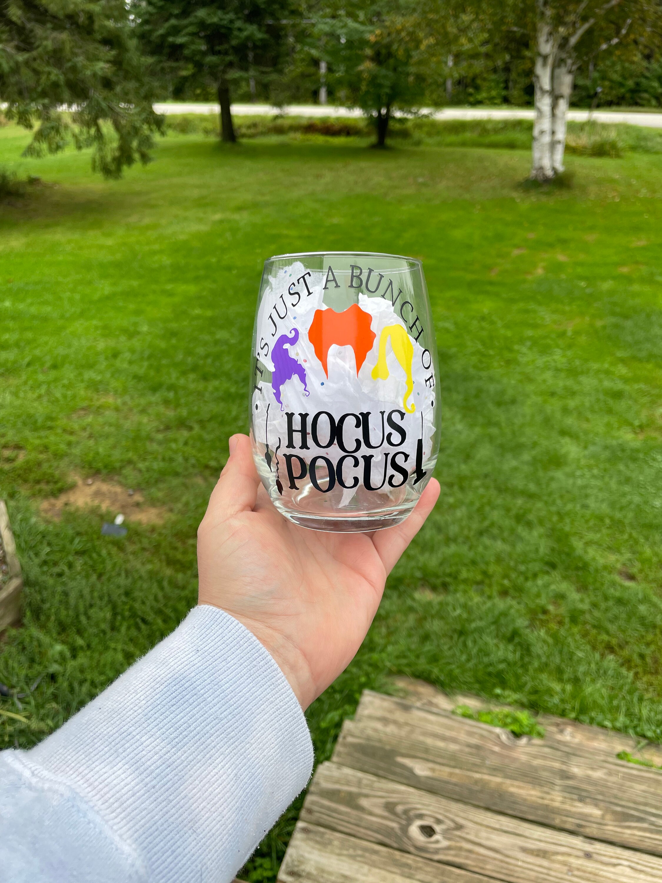 Hocus Pocus Wine Glasses - Etsy