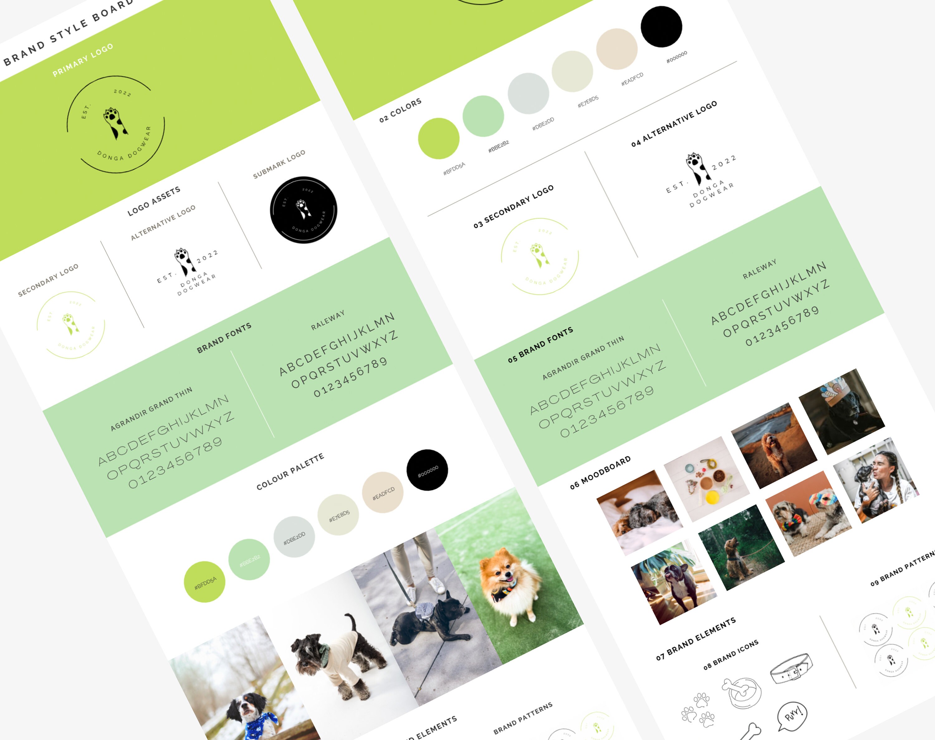 Brand Guide Template Canva. the Ultimate Minimal Branding Kit/ Brand ...