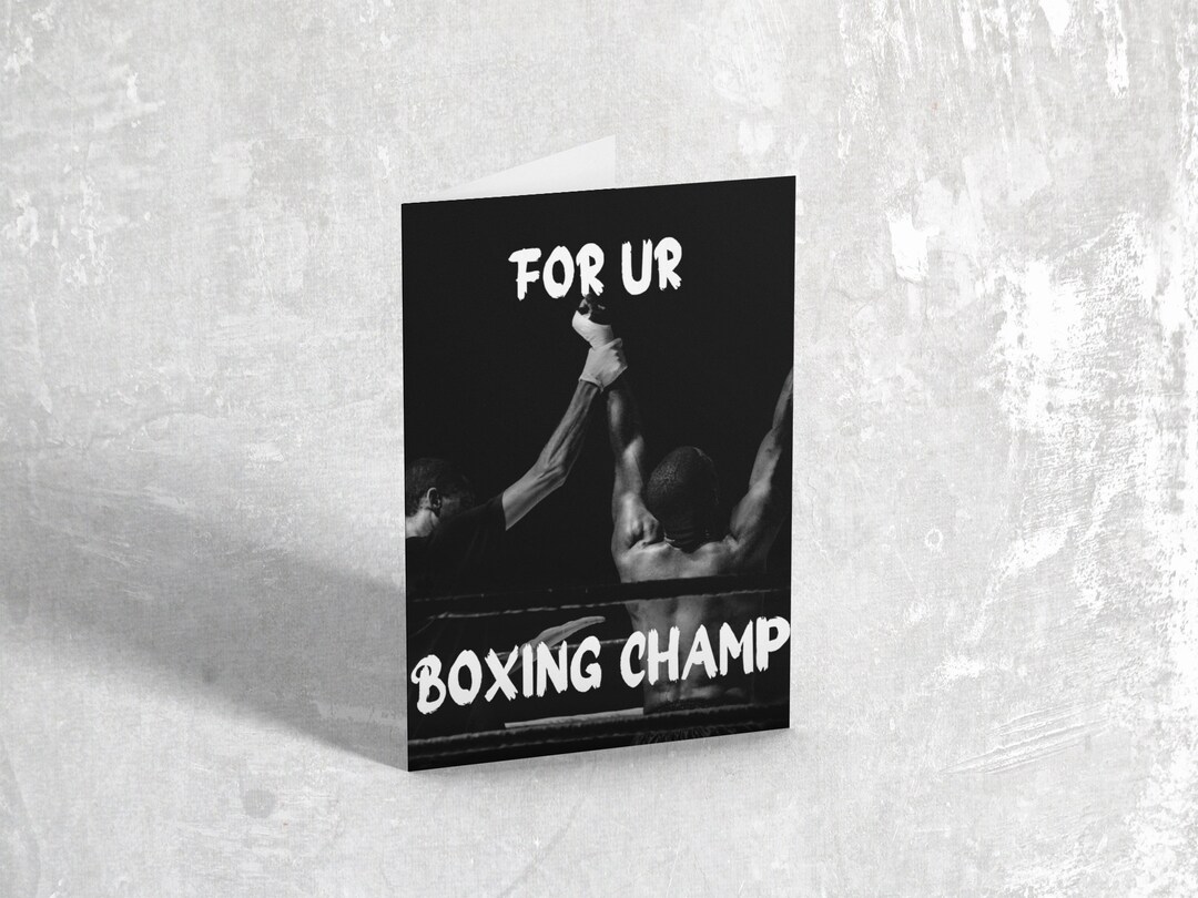 Congratulations on Becoming a Boxing Champion: Knocking Out the ...