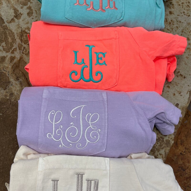 Monogram Tshirts - Etsy