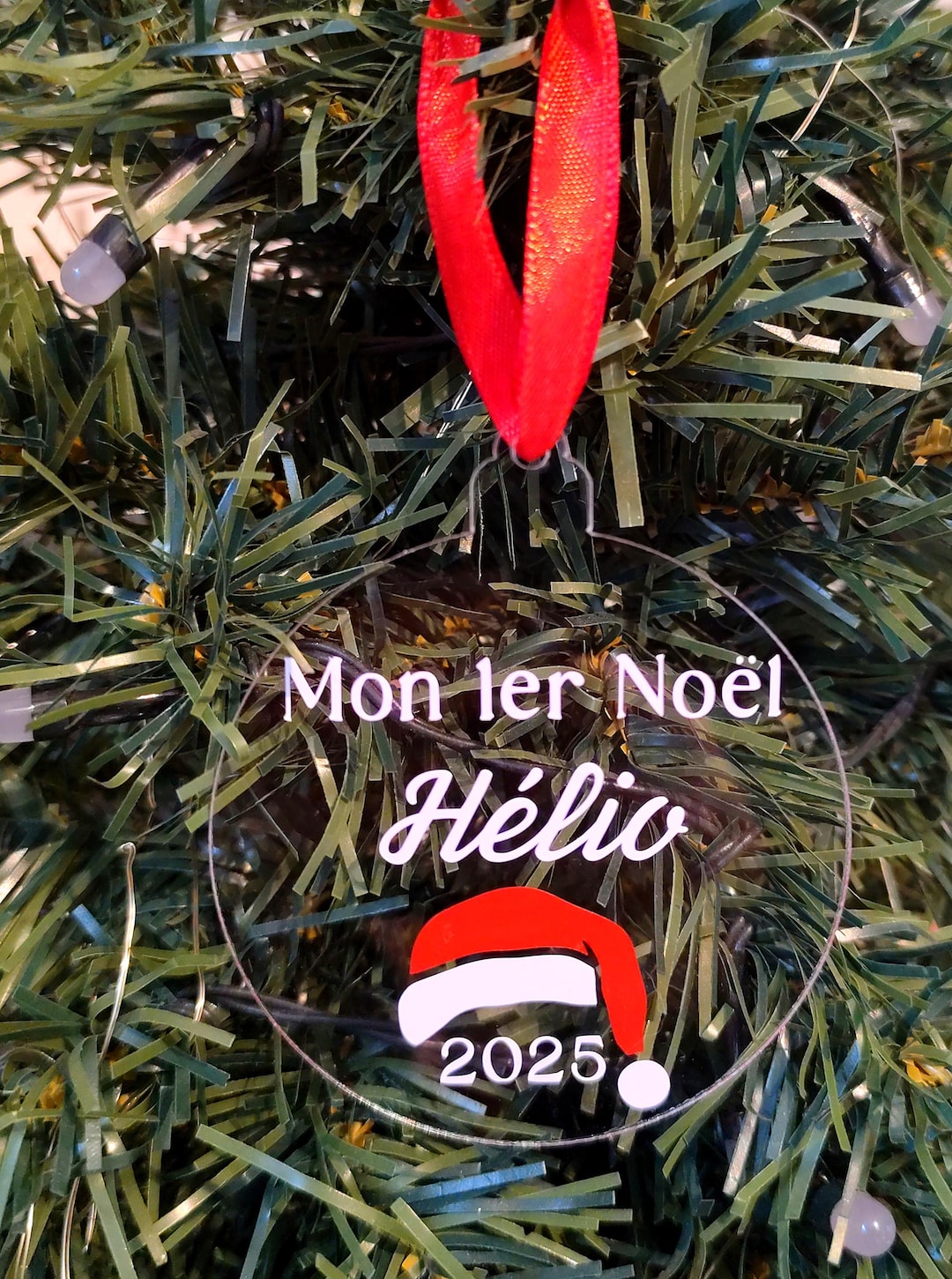 Personalized Christmas Ball - My First Christmas Ball - Transparent ...