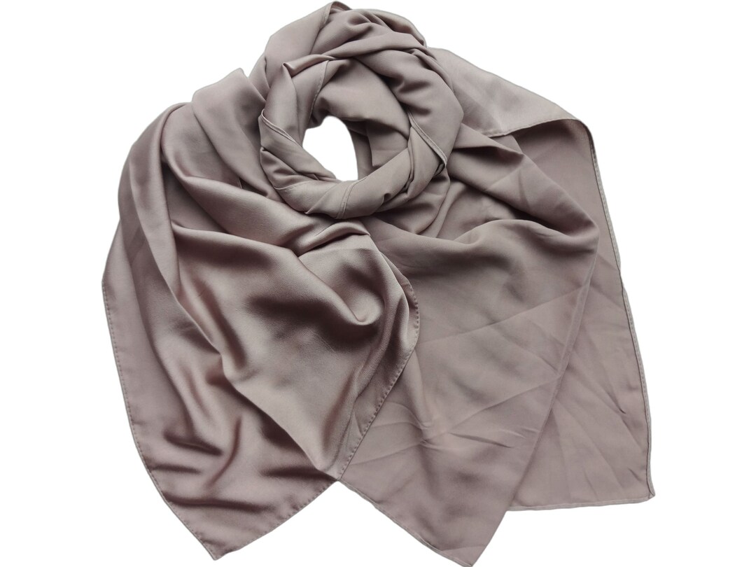 Satin Chiffon With Grain Texture Mocca/latte - Etsy