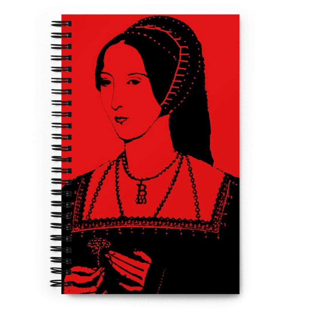 Queen Anne Boleyn Spiral Notebook, Thomas Wyatt Poem Noli Me Tangere ...