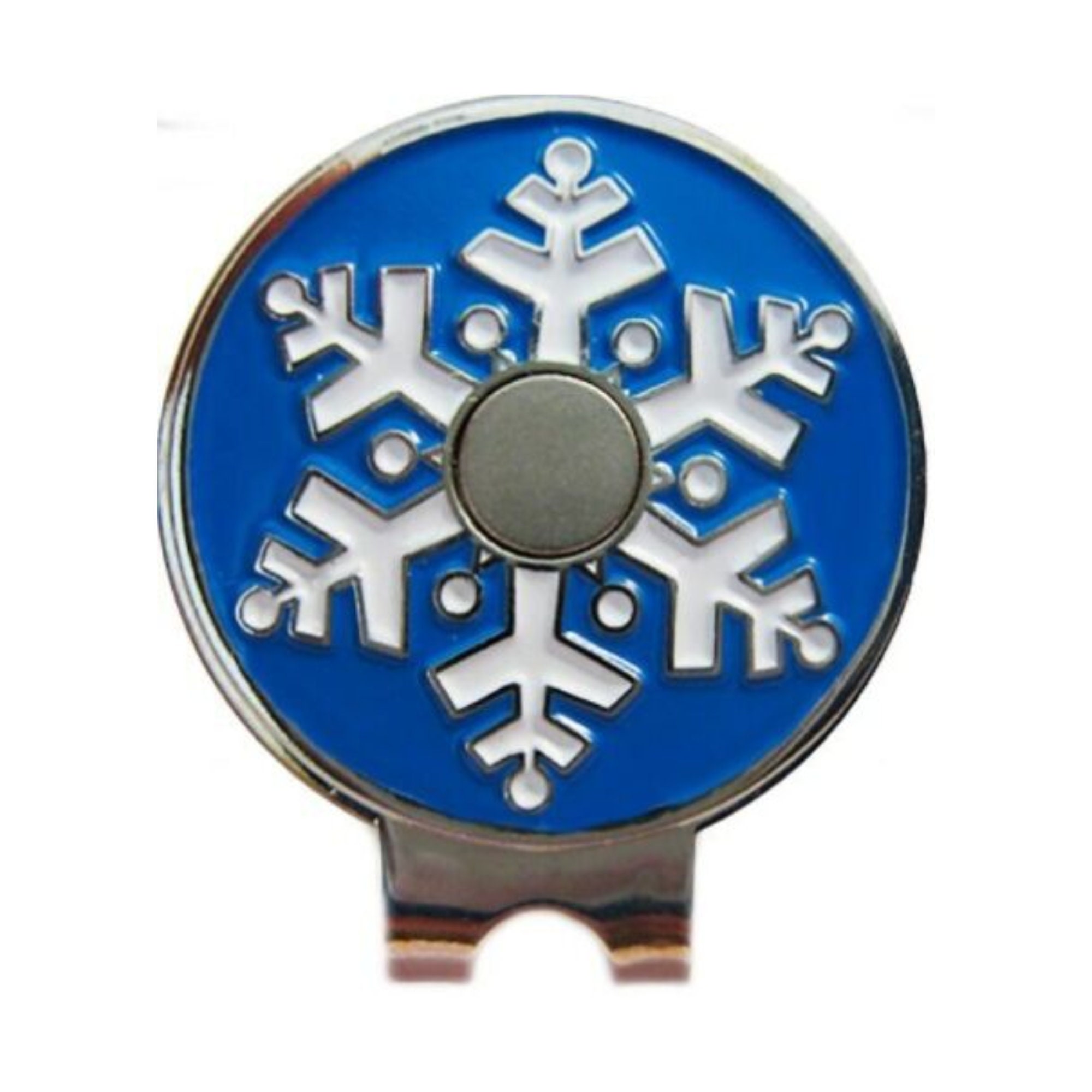 Santa Sleigh Christmas Golf Ball Marker & Snowflake Hat Clip - Etsy