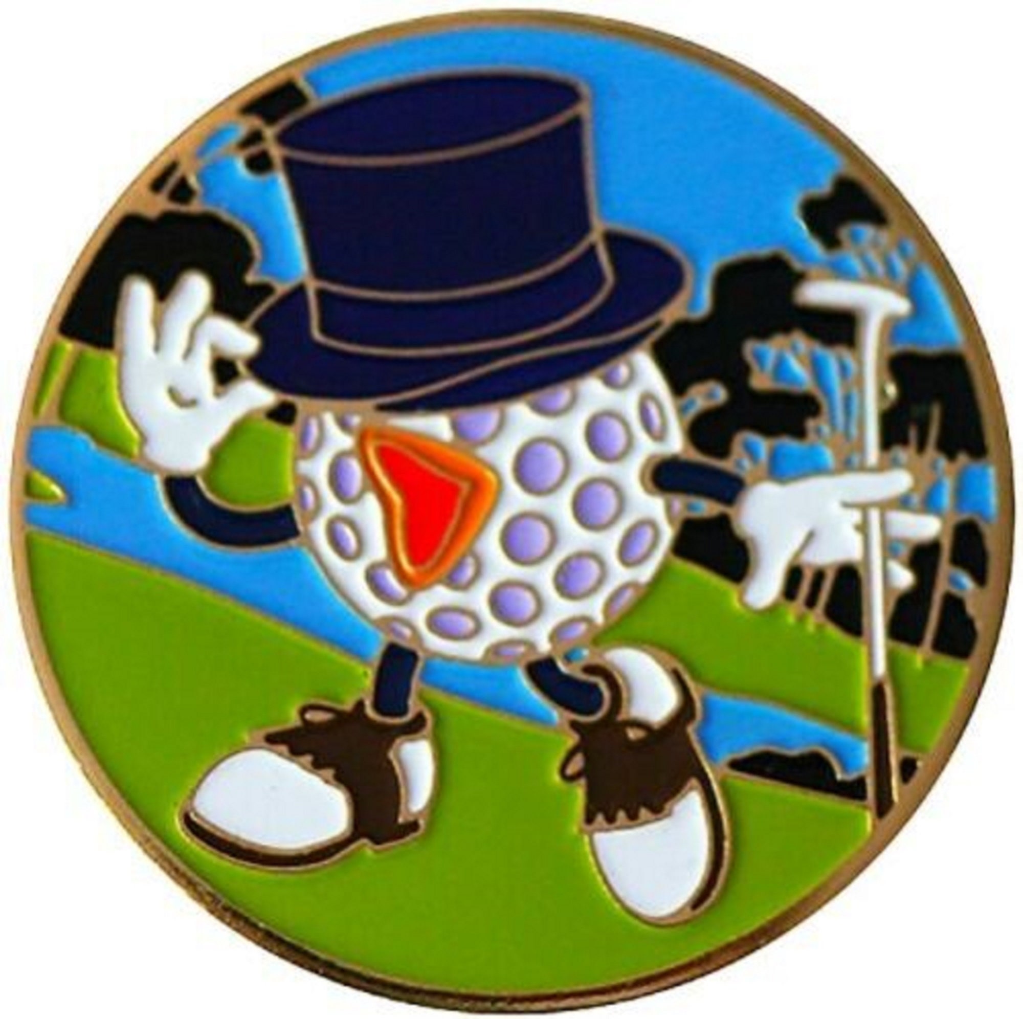 Real Birdie Design Golf Ball Markers & Matching Hat Clip - Etsy