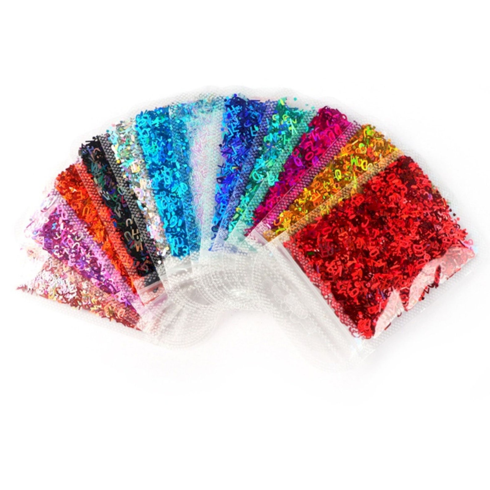 Shiny Letter Sequins for Nail Art/ Resin Crafts - Etsy