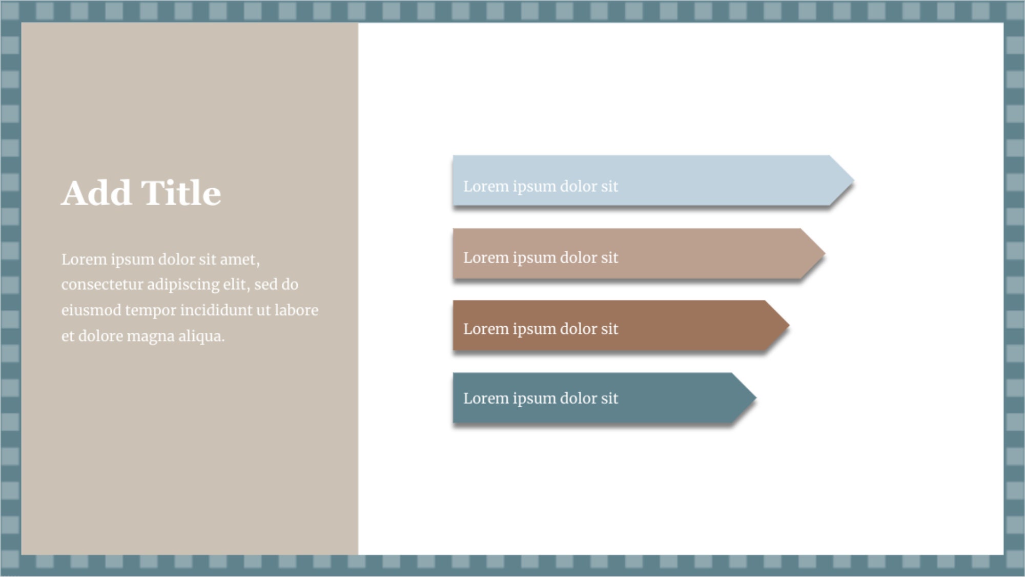 Modern Blue Business Presentation Template - Etsy