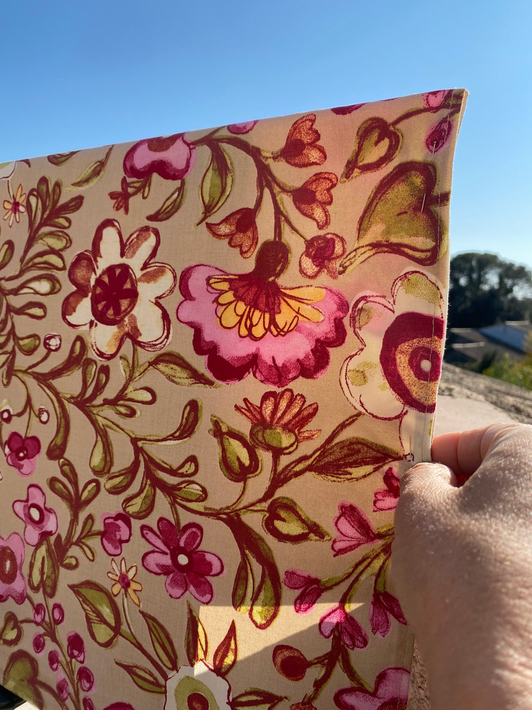 TV Cover louisa 60 X 75 Cm to Be Finalized, Flower TV Cover, Flower TV ...