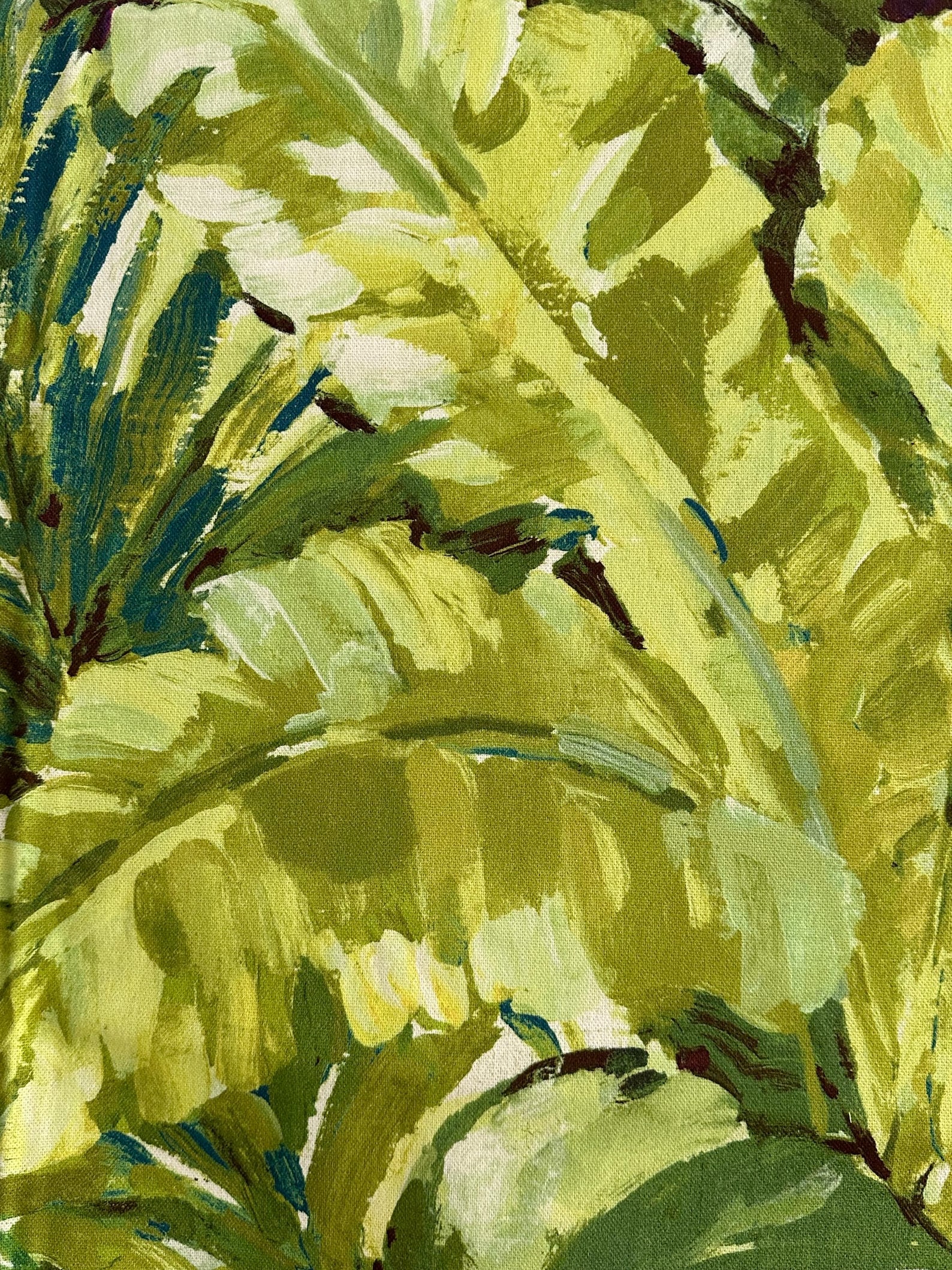 TV Cover Palmyra 138x97 Cm, Leaf TV Cover, PT Fabric, Decorative Palm ...