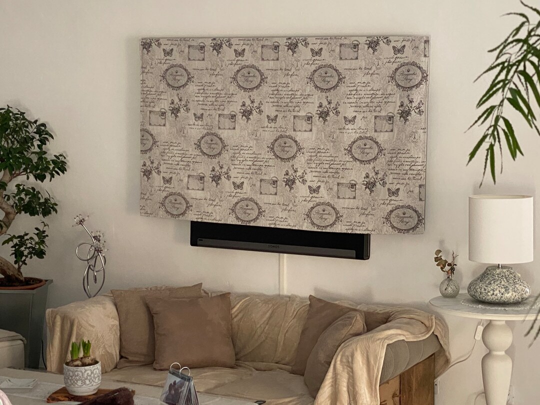 TV Cover romantic Story 86x149cm,romantic TV Cover,decorative Butterfly ...