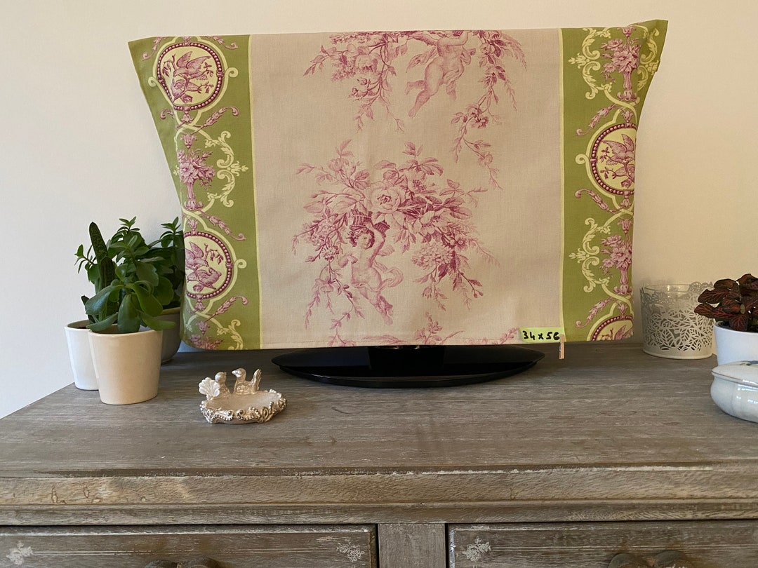 Tv Cover justin by Olivier Thevenon 34x56 Cm, Screen Cover, Romantic Fabric Painting, Thevenon ...