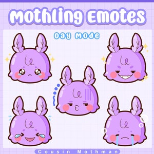 Mothling Emotes Part 2 | Instant Digital Download for Twitch, Discord ...