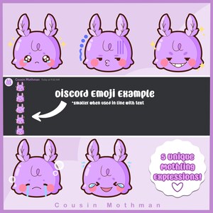 Mothling Emotes Part 2 | Instant Digital Download for Twitch, Discord ...