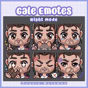 Gale Dekarios Emotes | Chibi, Baldur's Gate 3 Inspired Emote, BG3 ...