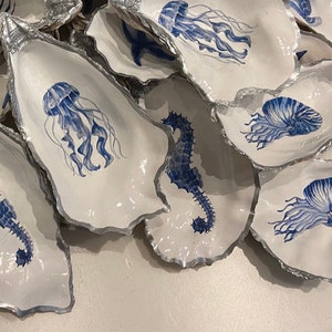 Decorated Oyster Shells - Etsy