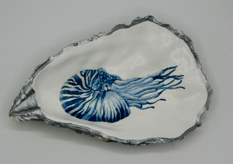 Decorated Oyster Shells - Etsy