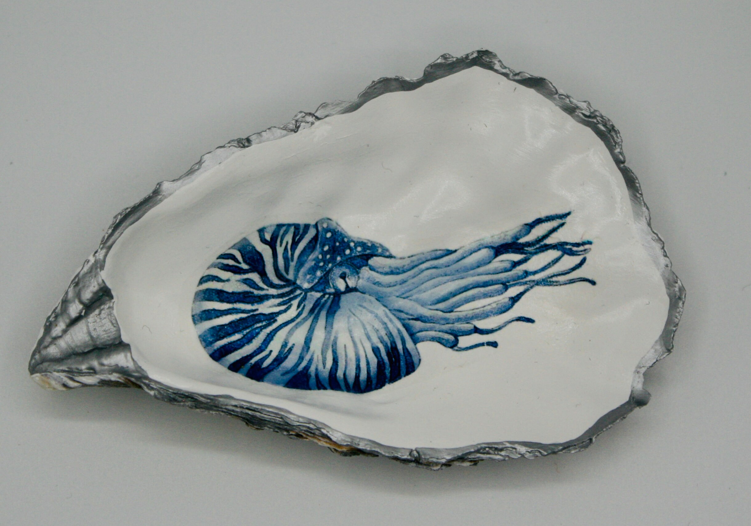 Decorated Oyster Shells - Etsy