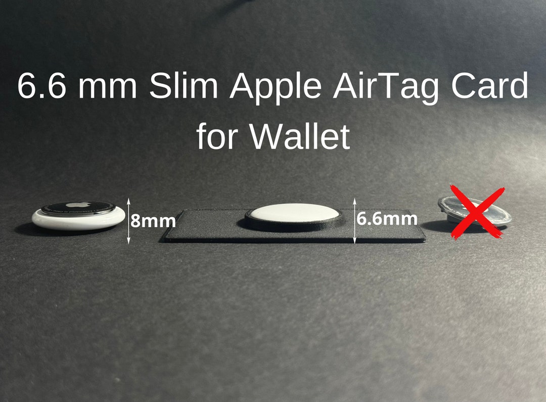 6.6mm Slim AirTag Card Holder AirTag Wallet AirTag Thin Case - Etsy